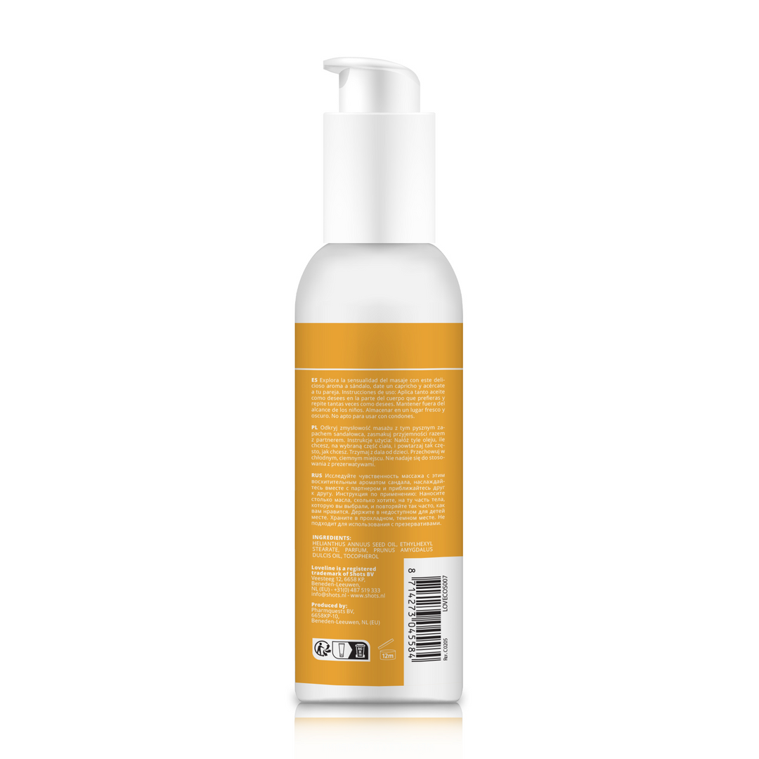 Vaj Masazhi Sensual Sandalwood 150ml - Erozone